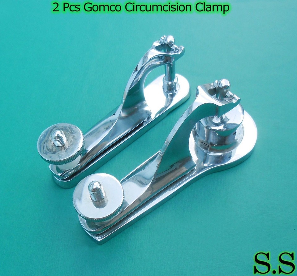 2 PCS Gomco Circumcision Clamp 1.5cm & 2.8cm Surgical Instruments | eBay