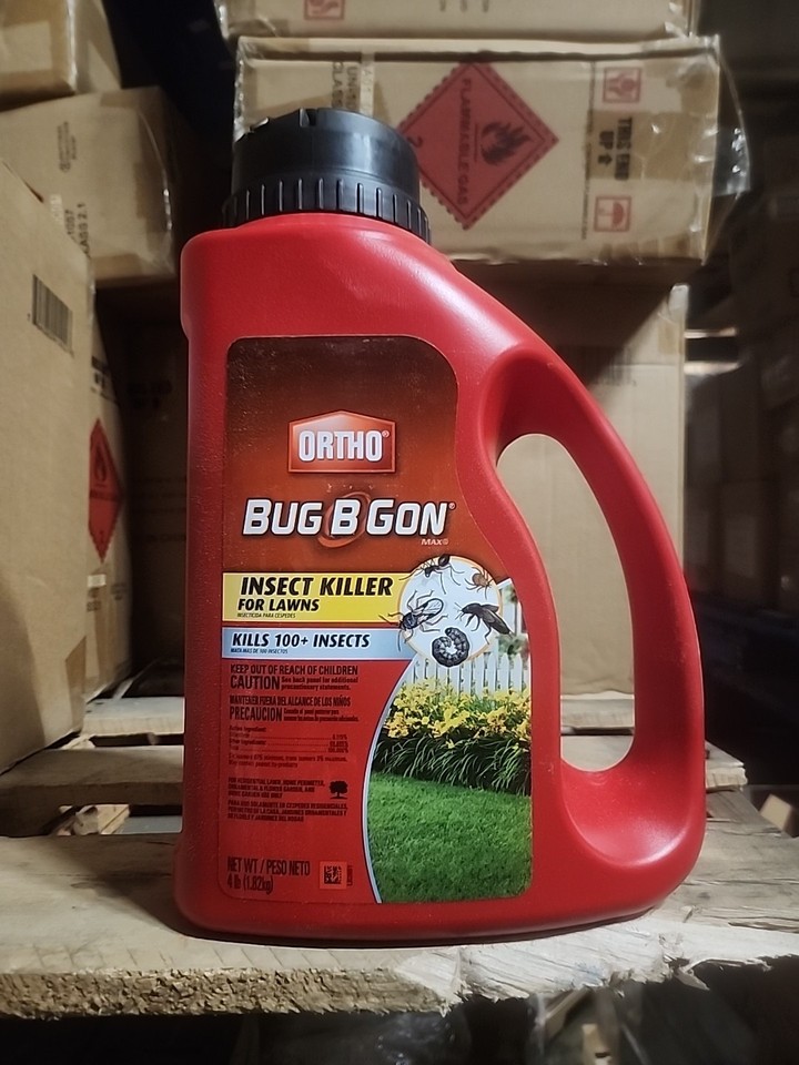 (1) 4lb Ortho Bug B Gon Max Home Granules Insect Killer For Lawns 100 ...