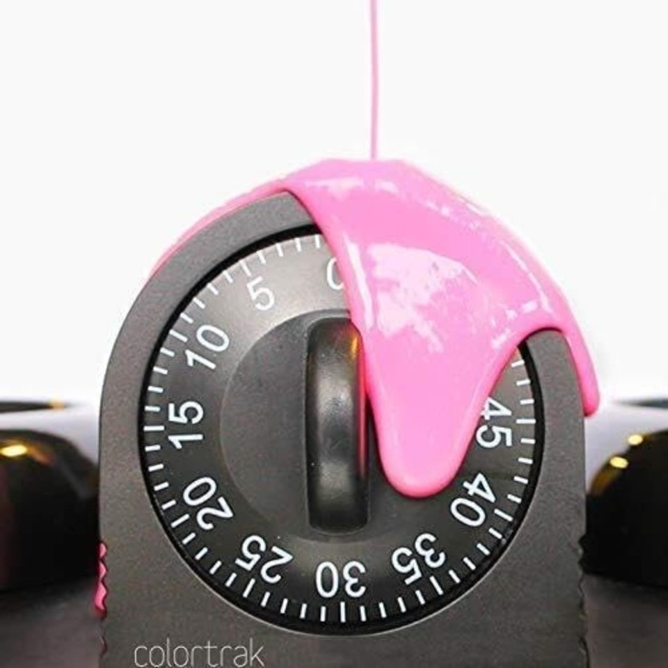 60 Minute Mechanical Wind Up Timer Visual Timer for Kitchen Hair Color ...