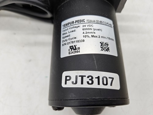 Customatic Adjustable Linear Lift Actuator FD24-A4-320.400-C12-HS3 Foot ...