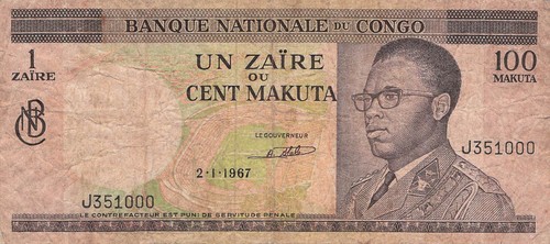 Congo 100 Makuta 1967 | eBay