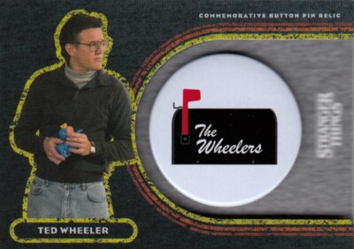 STRANGER THINGS WELCOME TO THE UPSIDE DOWN - TED WHEELER MAILBOX PIN ...