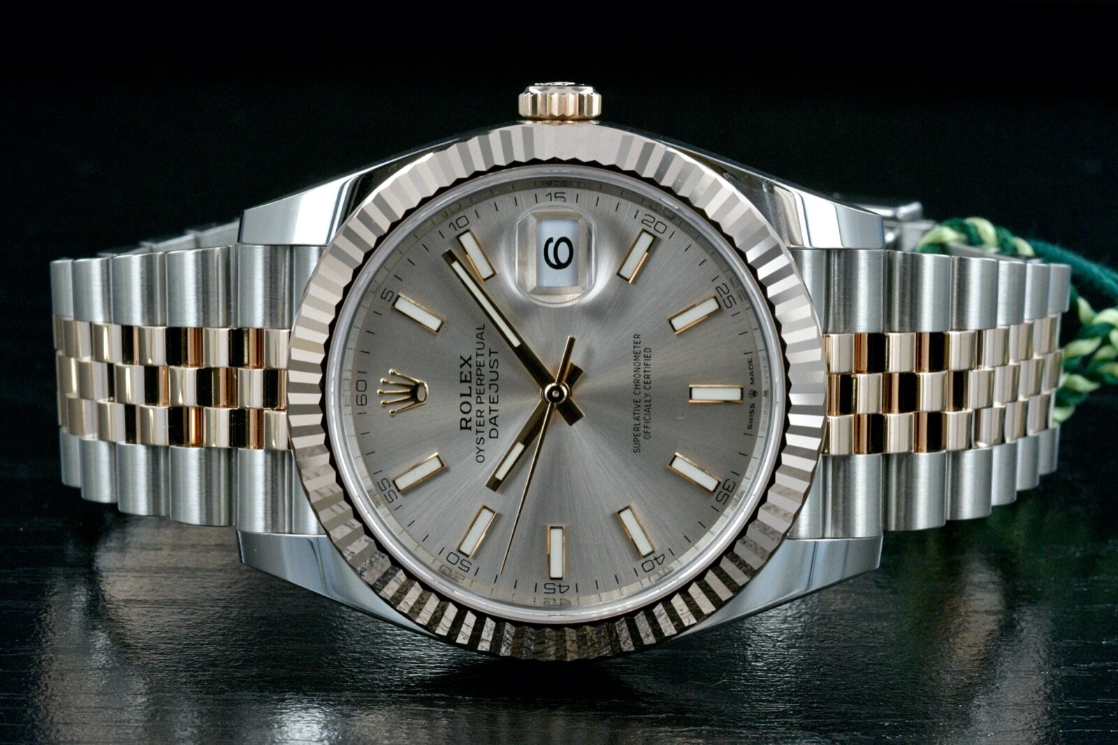 Rolex Datejust 41mm 126331 Jubilee 18K Rose Gold & Steel w/ Sun Dust ...