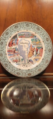 Vintage Yellowstone Park Collector Plate 8" | eBay