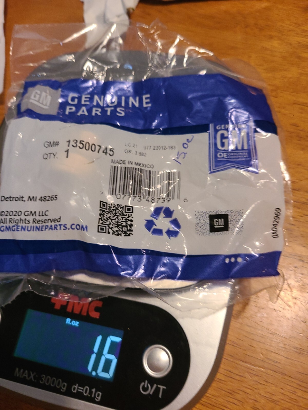 Fuel Pressure Sensor ACDelco 13500745 for sale online | eBay