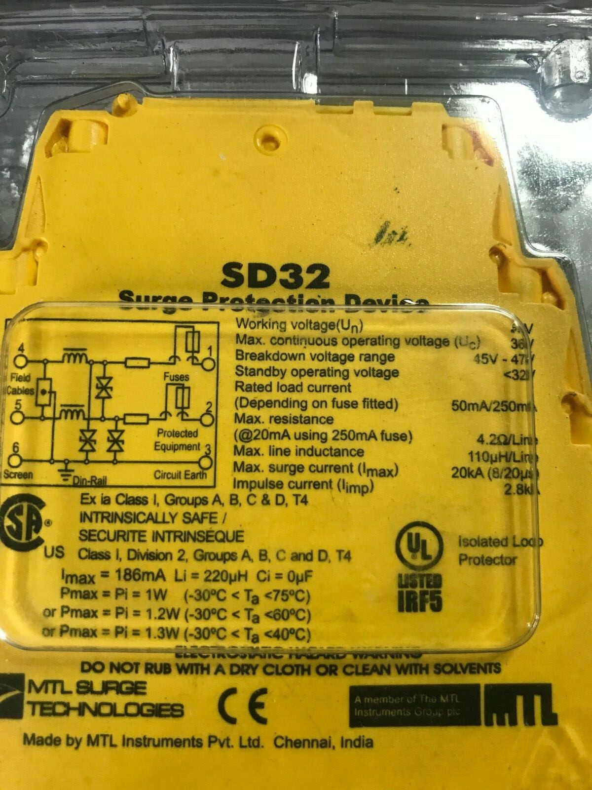 MTL Surge Technologies SD32 Surge Protection Device | eBay