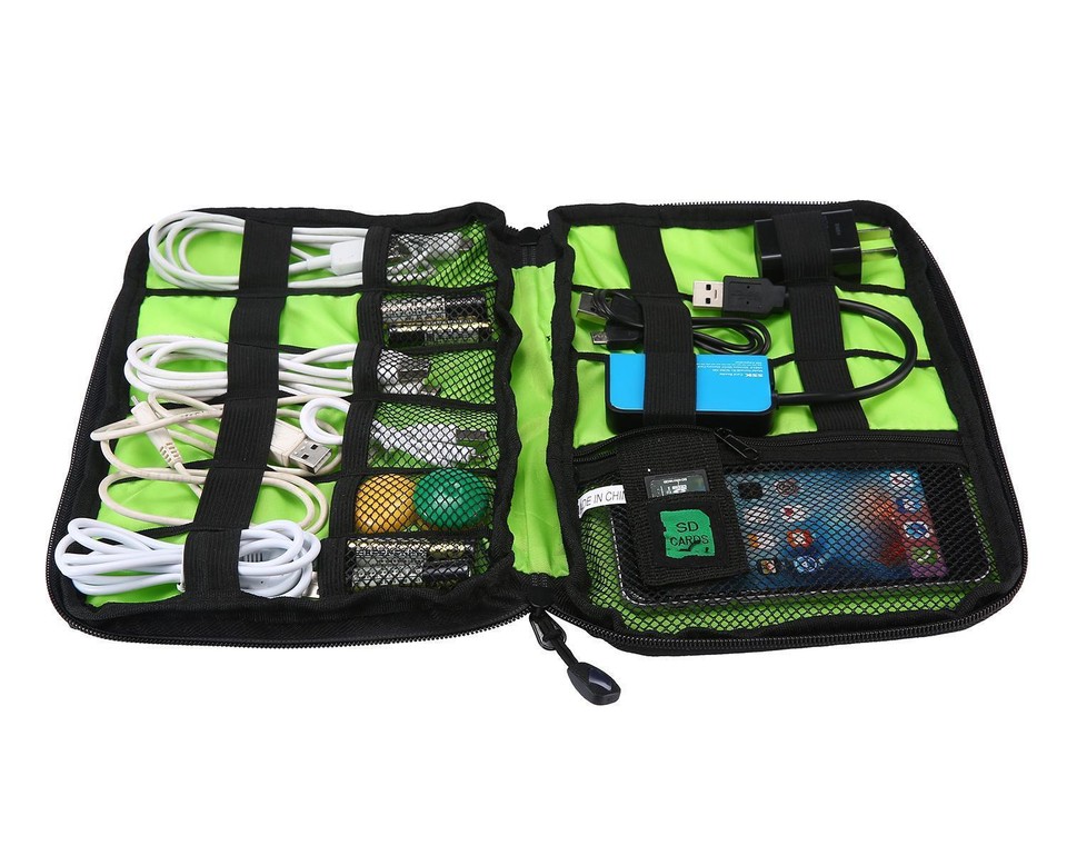 Electronic Accessories Cable USB Drive Organizer Bag Portable Travel ...