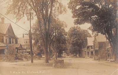 Alstead New Hampshire South Main Street Real Photo Antique Postcard ...