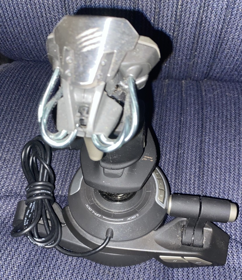 Mad Catz Saitek Cyborg X Stick F.L.Y. 5 Flight Stick Joystick For PC ...