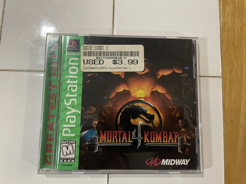 Mortal Kombat 4 (Sony PlayStation 1, 1997) PS1 CIB W/Manual & Reg Card ...