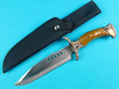 Custom Made Maxam Jeweled Bowie Fighting Knife w/ Sheath | eBay