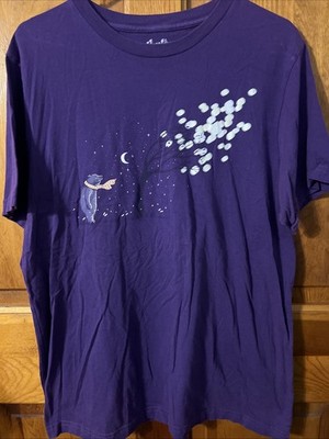 Threadless T Shirt Mens XL Happy Birthday To Me 2012 Purple Bear, Snow ...