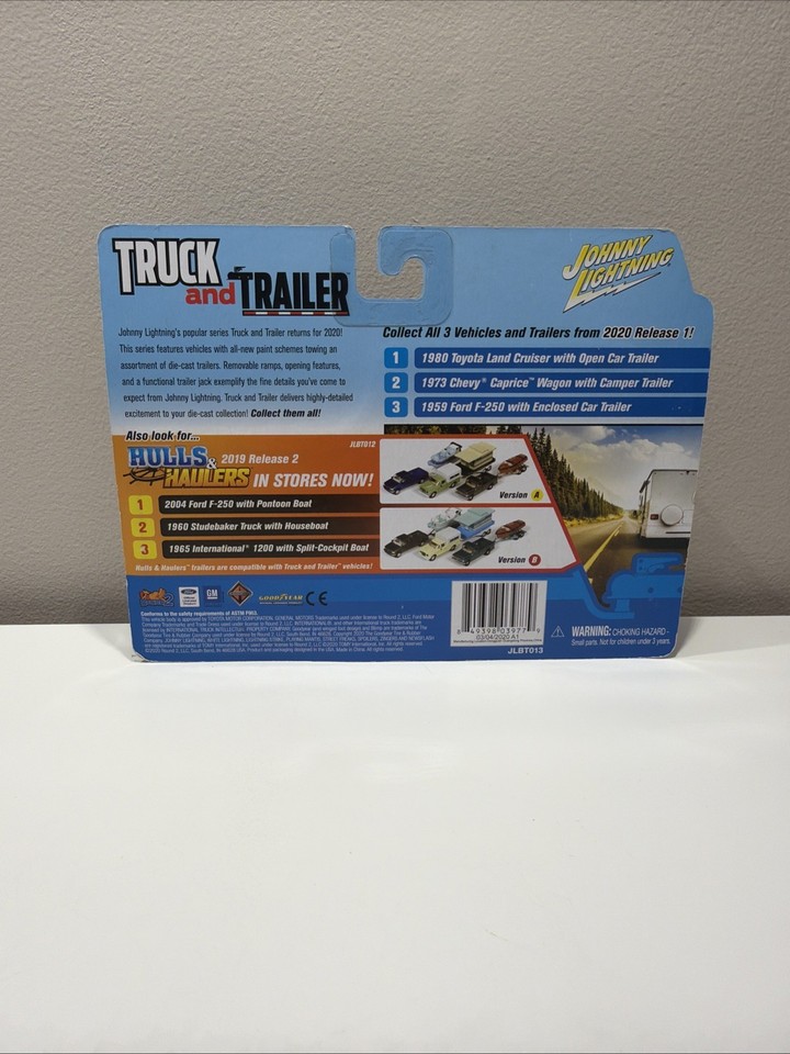 Johnny WHITE LIGHTNING Truck & Trailer 1980 Toyota Land Cruiser E3 | eBay