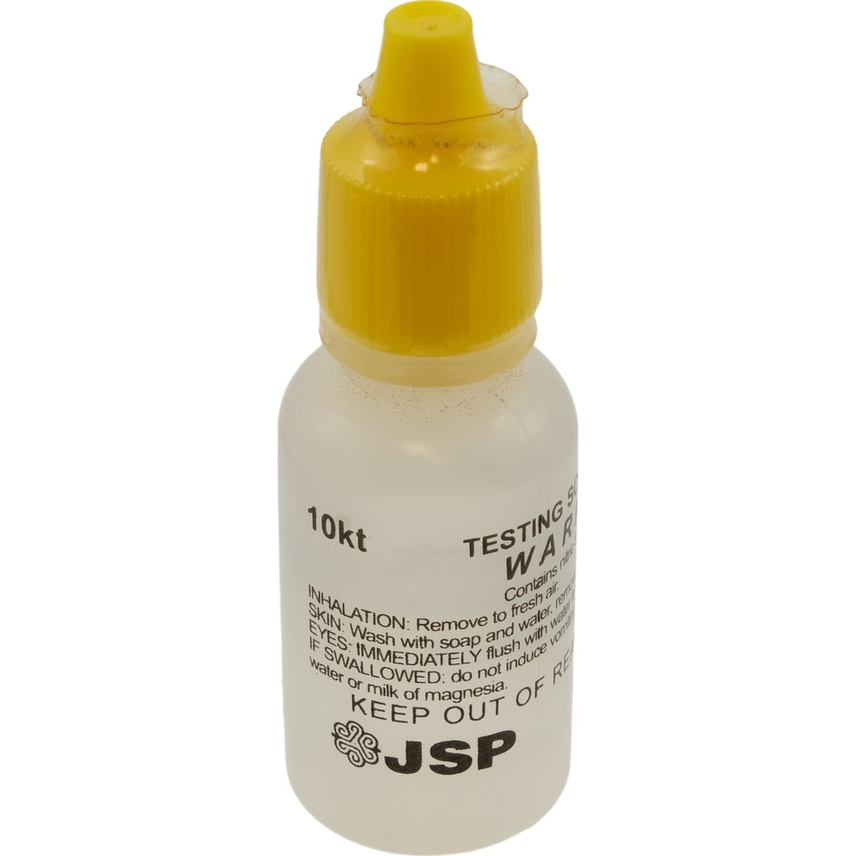 10K Gold Testing Solution Acid 1/2 Fluid Oz 10 Bottles Jewelers Tools ...