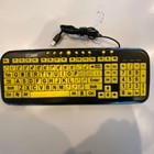 Easy EZ EYES Large Print USB Keyboard PC & MAC 4x Larger Letters ...