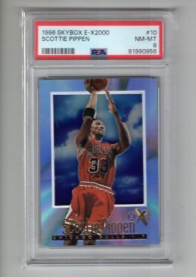 SCOTTIE PIPPEN 1996 SKYBOX E-X2000 #10 PSA GRADED NM-MINT 8 | eBay