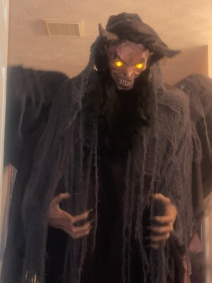 Spirit Halloween Forest Demon Retired Halloween Animatronic Prop W/box ...