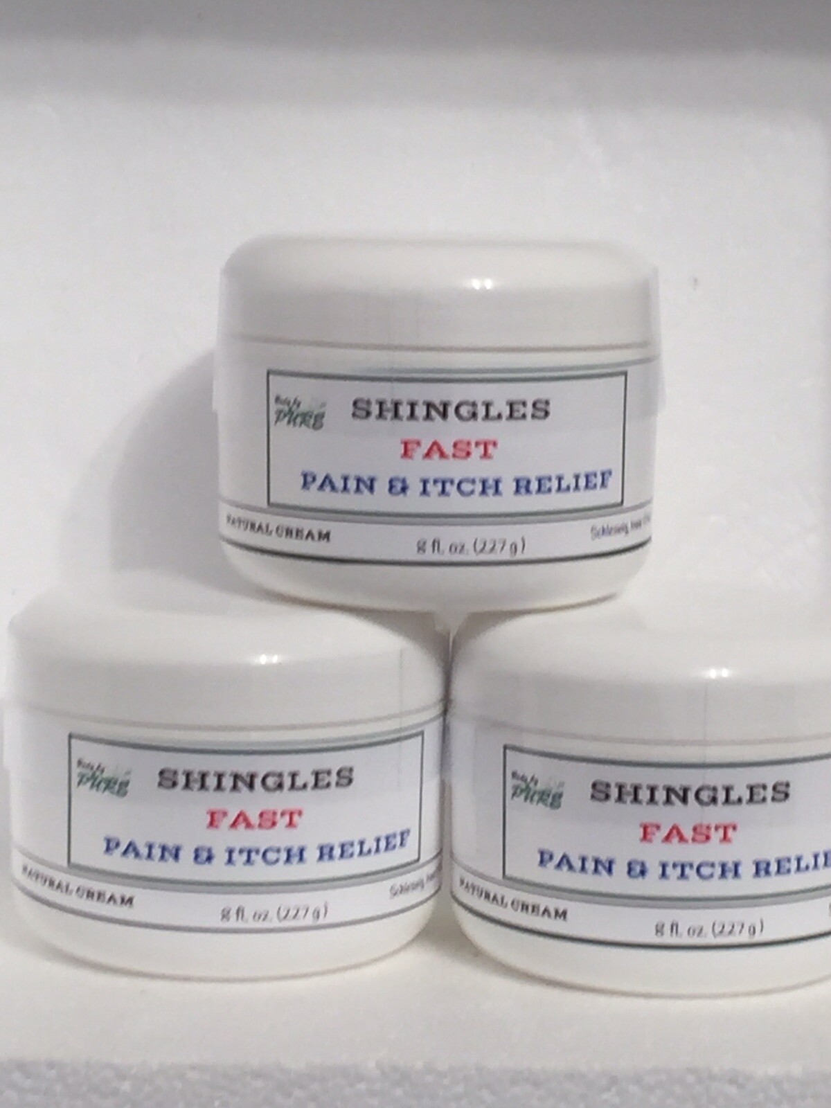 Shingles Symptom Relief Cream, Itch Nerve Pain Relief , 8oz Body By ...