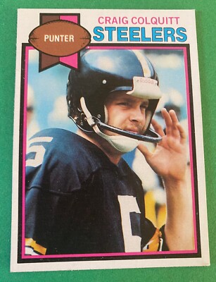 1979 TOPPS CRAIG COLQUITT RC #104 PUNTER PITTSBURGH STEELERS | eBay