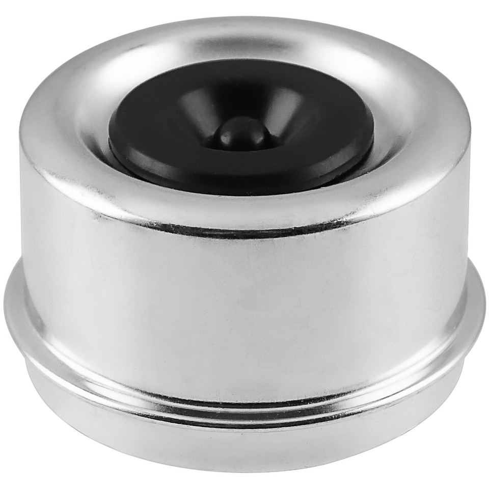 Trailer 2.44" EZ Lube Grease Hub Cover Dust Cap Hub Dust Cap w/Rubber ...
