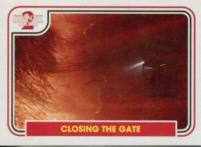 Stranger Things Season 2 Scene Sticker Chase Card S-19 Closing the Gate ...