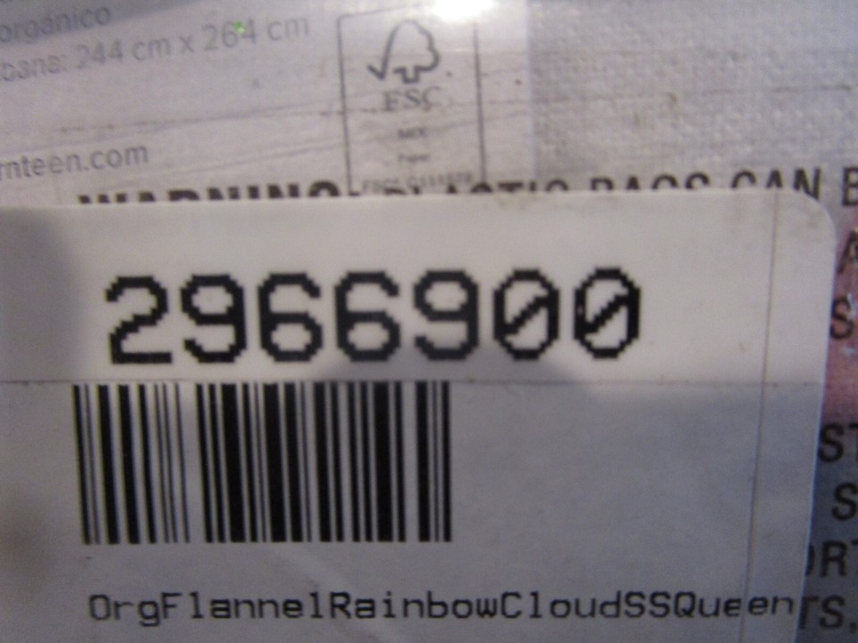 Pottery Barn Kids organic flannel Rainbow Cloud sheet set Queen New w tags | eBay