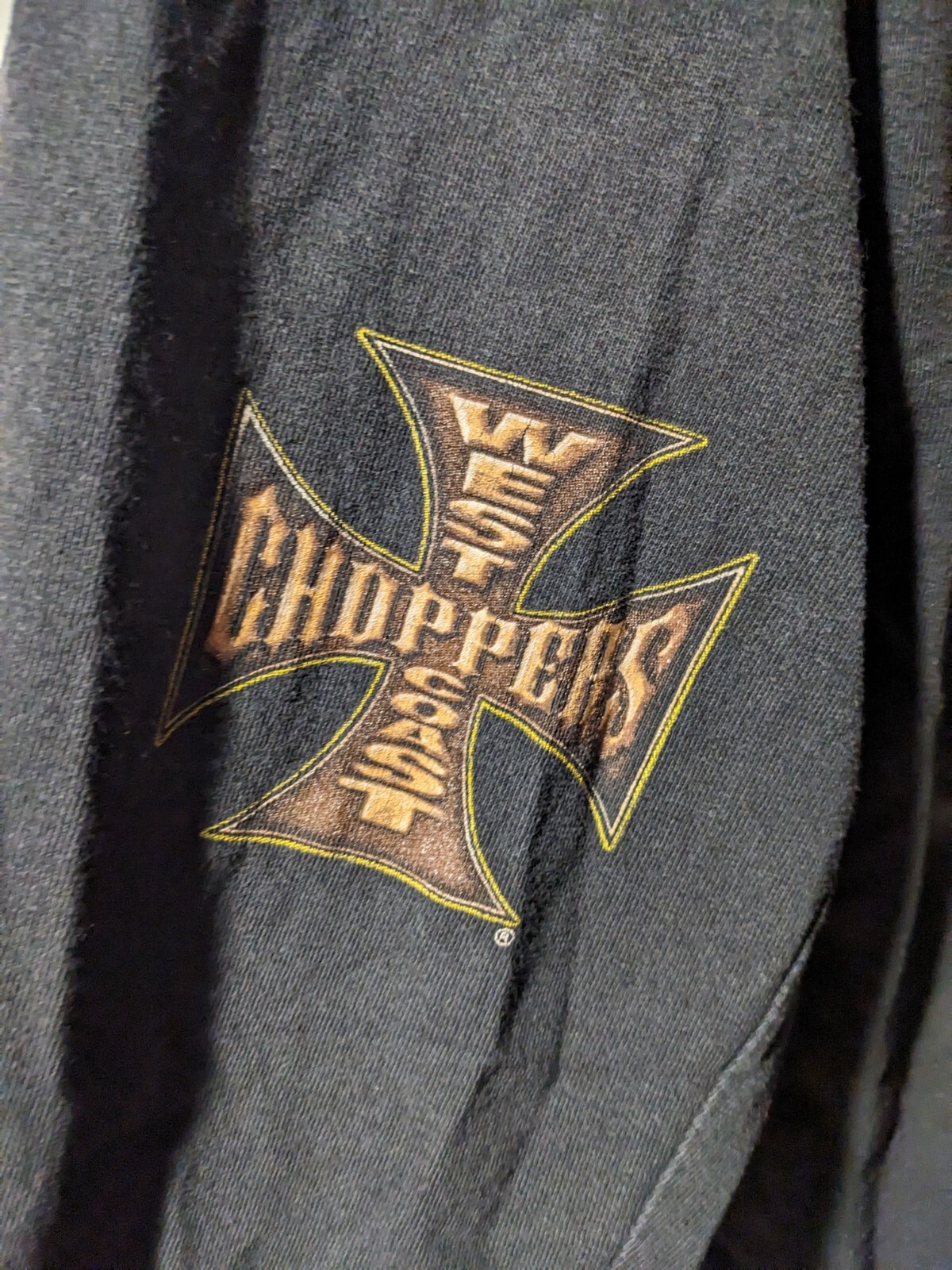 Vintage 90s West Coast Choppers Motorcycle Black Larg… - Gem