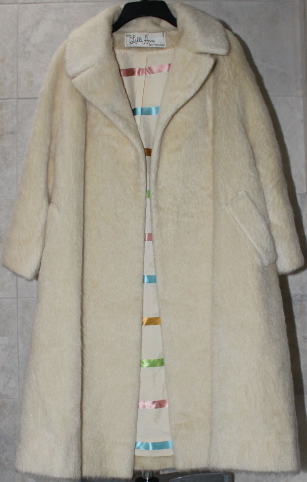 1960s Lilli Ann San Francisco sz L/XL (Chest 54") Cre… - Gem