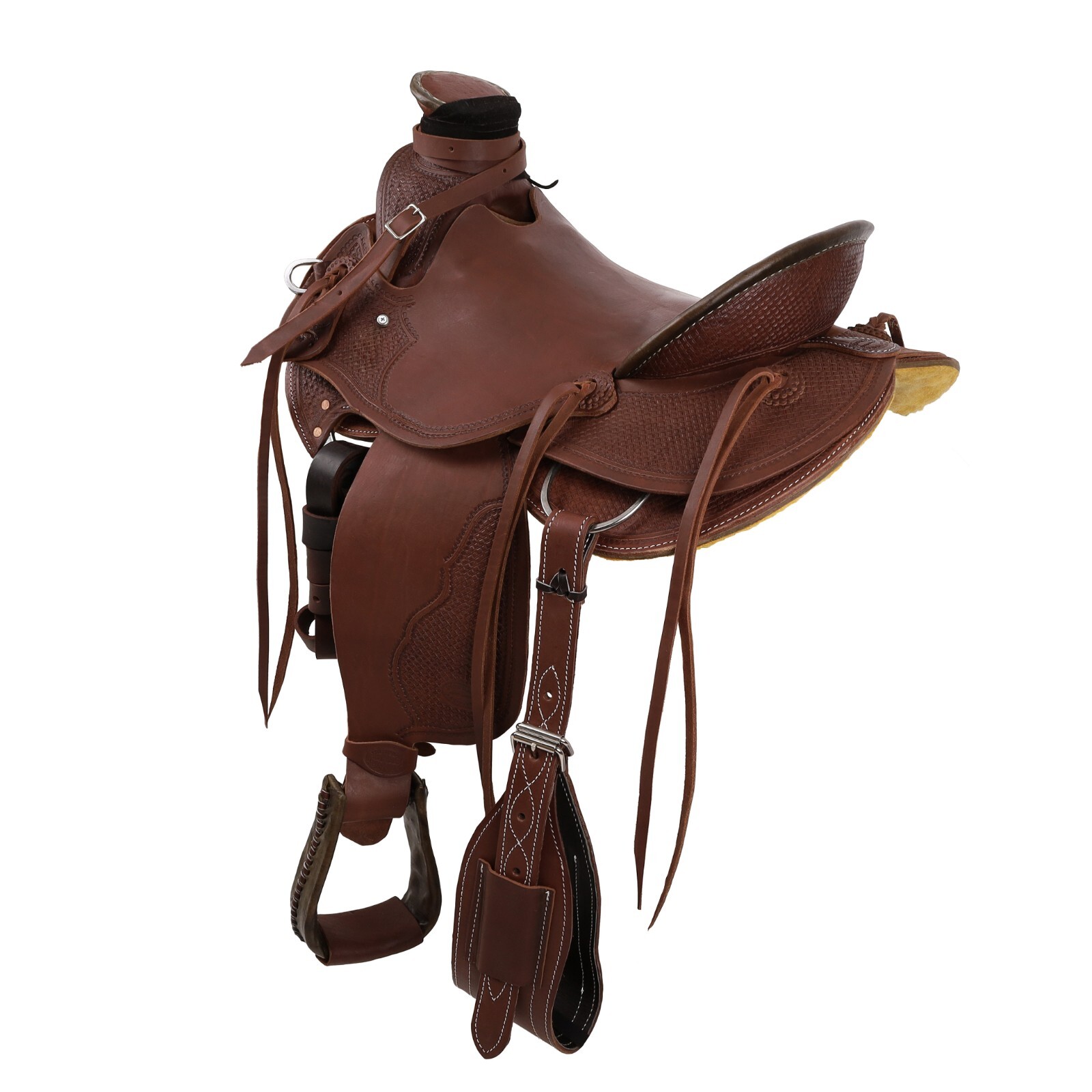 Signature Series Wade Roper Saddle Back Cinch Full QH Bars 15" 16" 17" NEW | eBay