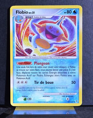carte Pokémon 67/147 Flobio Lv.21 80 PV Platine VS NEUF FR | eBay