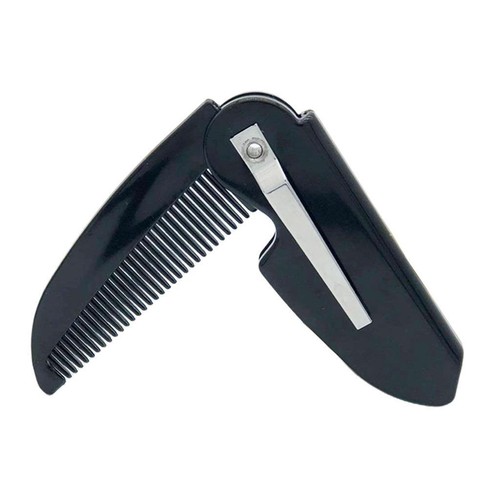 Handmade Portable Foldable Mustache Beard Comb for Pockets Anti-static ...
