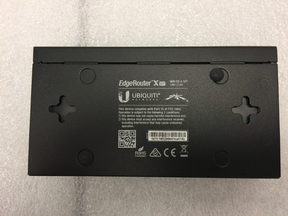 Ubiquiti ER-X-SFP EdgeRouter X Advanced Gigabit Router UNIT ONLY FREE S ...