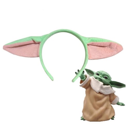 Kids Plush Baby Yoda Grogu Ears Headband | eBay