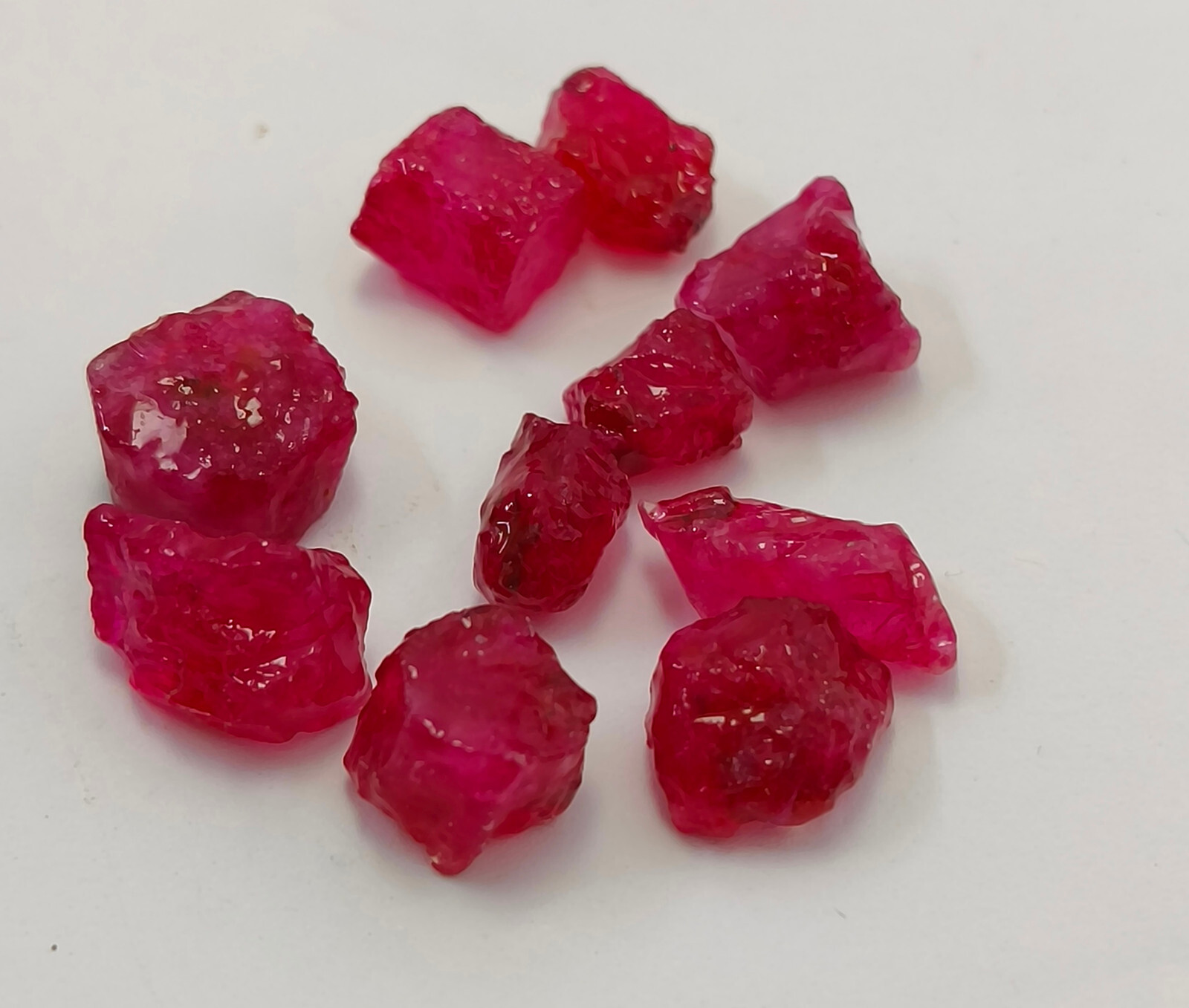 Natural Bixbite Red Beryl Crystal Raw Rough Loose Gemstone Lot | eBay