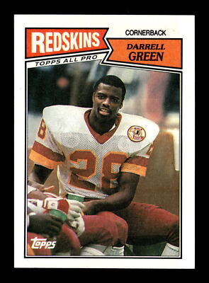 Darrell Green 1987 Topps NFL Football #77 All-Pro Washington Redskins ...