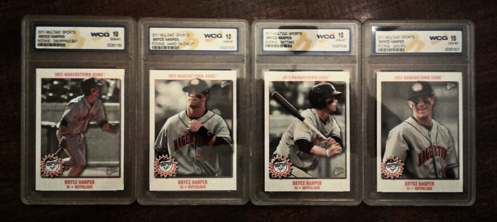 2011 MULTIAD SPORTS BRYCE HARPER MINOR LEAGUE ROOKIES ALL WCG 10 | eBay