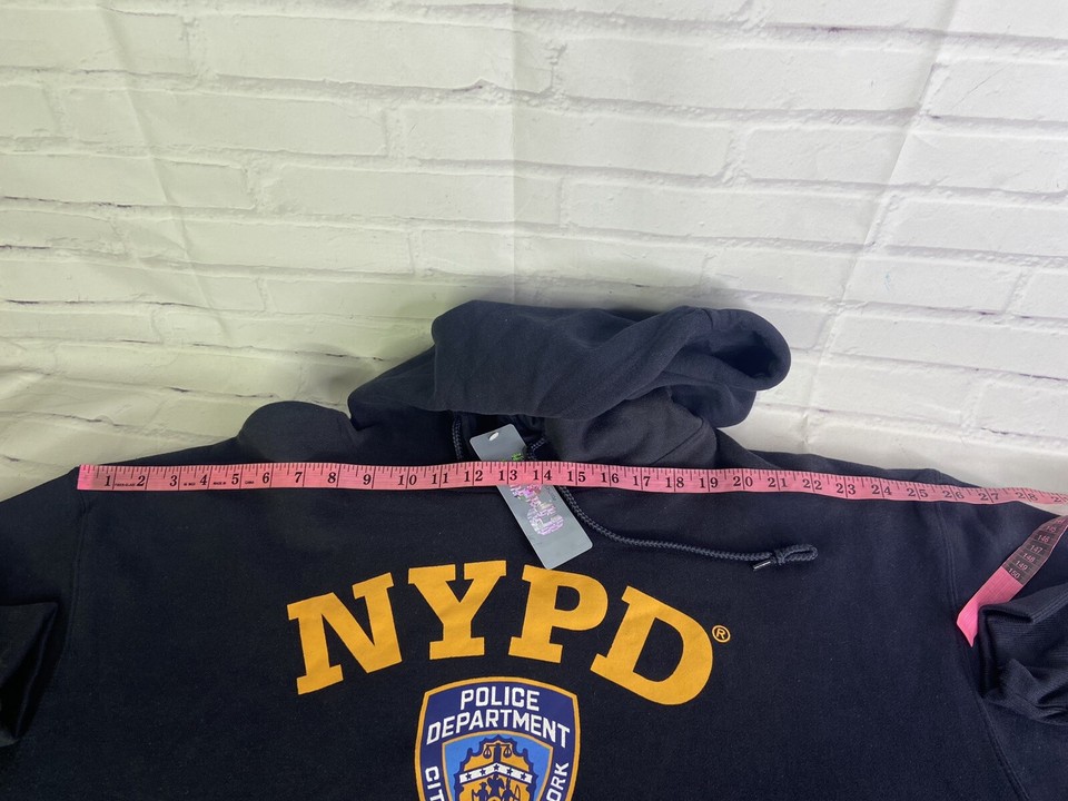 New York City Police Department NYPD Licensed Hoodie Sweatshirt Blue ...