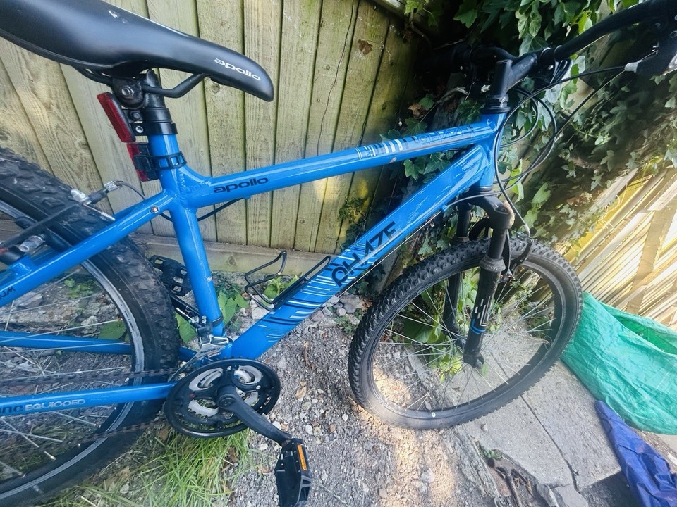 Apollo Phaze Mens Mountain Bike - Blue - M Frame Halfords | eBay UK