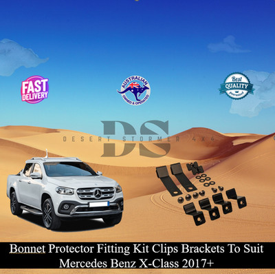 Bonnet Protector Clips Fitting Kit Brackets To Suit Mercedes Benz X ...