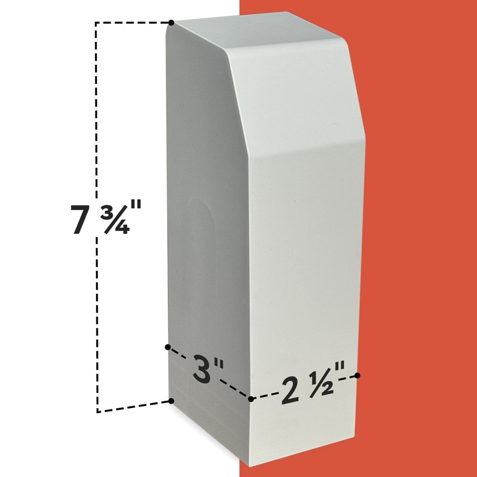 [2 Pack] End Caps For Baseboard Heater Covers - Left & Right End Cap ...