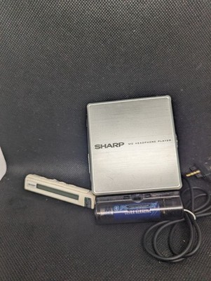 Sharp Minidisc Player W/ REMOTE MD-ST600-S Tested **Read Description ...