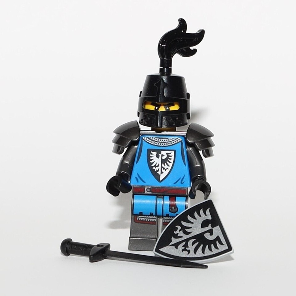 LEGO Black Falcon Knight Castle Minifigure for medieval sets 10305 or ...