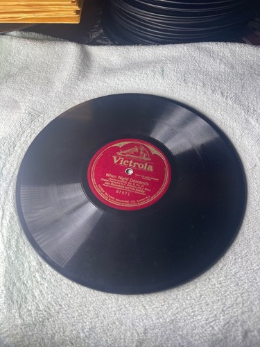 VICTOR Record 78 rpm 87571 WHEN NIGHT DESCENDS | eBay