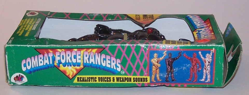 1995 Combat Force Rangers Black Ranger Power Rangers Knock Off 7.5 ...