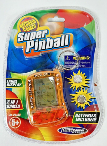 Super Pinball Electronic Keychain Mini Travel Game 2003 - Factory ...