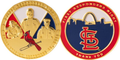 St. Louis Cardinals - First Responders Night - Challenge Coin - 9/11/24 ...