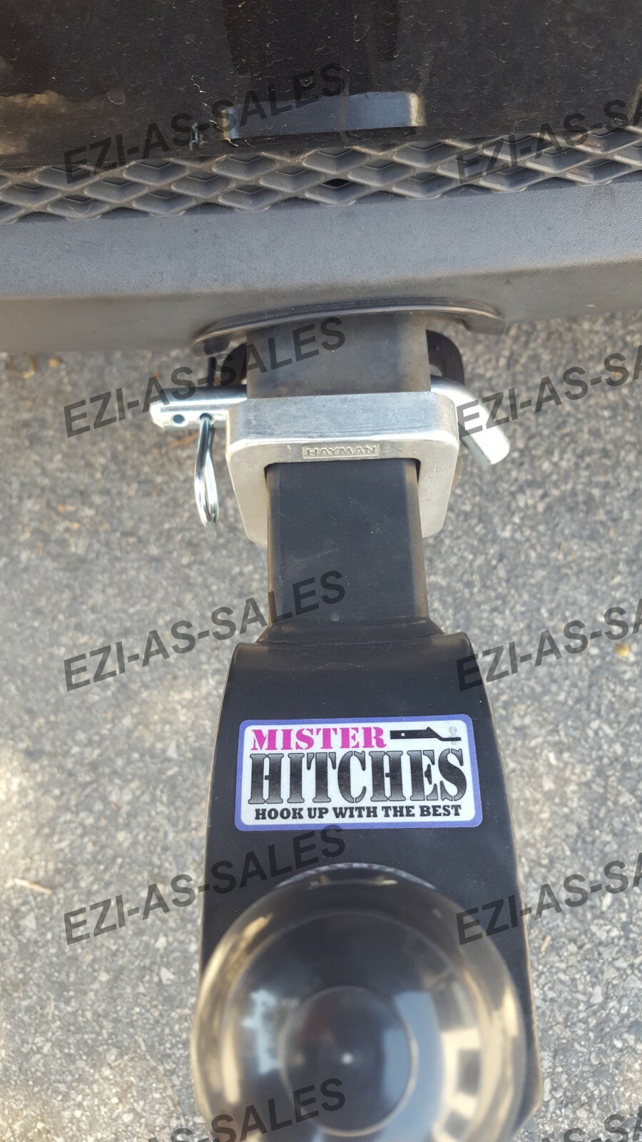 HITCH PIN & R CLIP - 16MM 5/8" TOWBAR TOW BAR TOWING 4WD TRAILER BALL ...