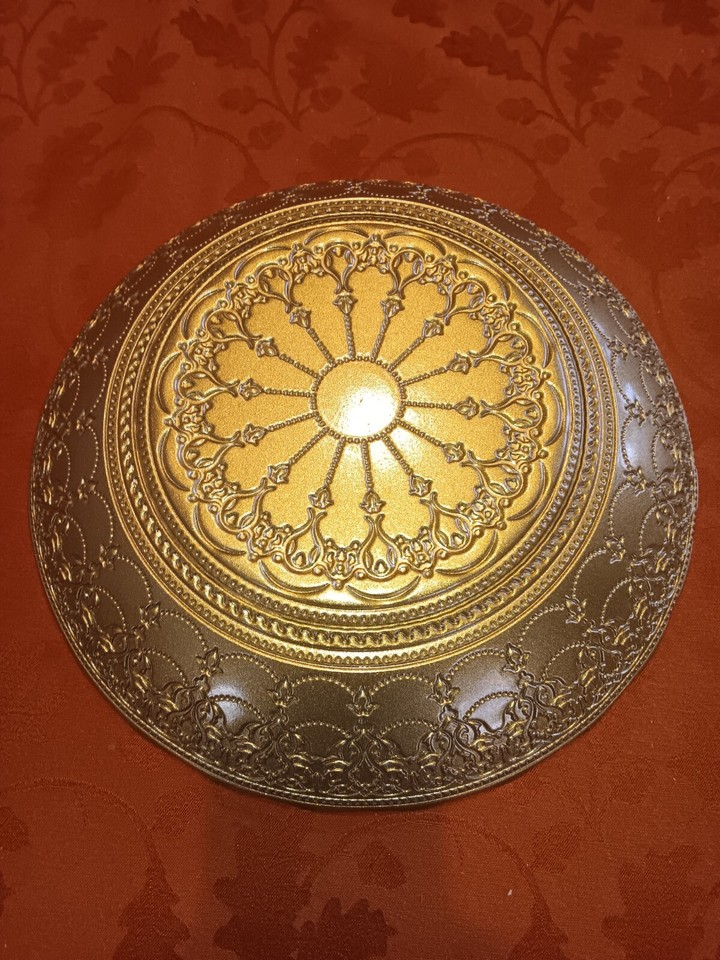 Turkish Art Glass Reverse Hand Painted Centerpiece Bowl | eBay