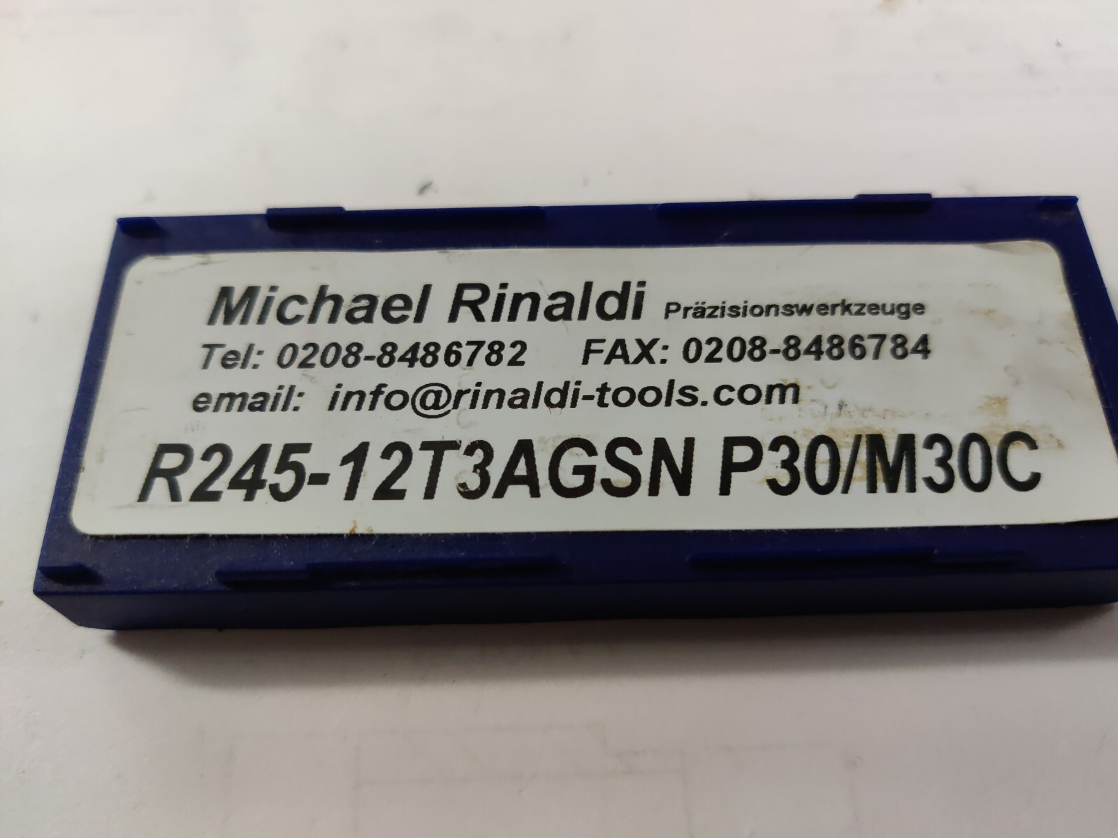 R245 12 T3 A GSN P30/M30C Rinaldi Insert **10PCS** Genuine | eBay