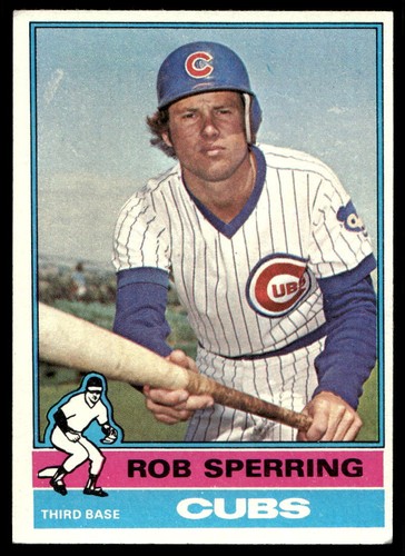 Rob Sperring 1976 Topps 323 Chicago Cubs RC Baseball Card | eBay